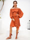 MARISSA BOHO MIDI DRESS